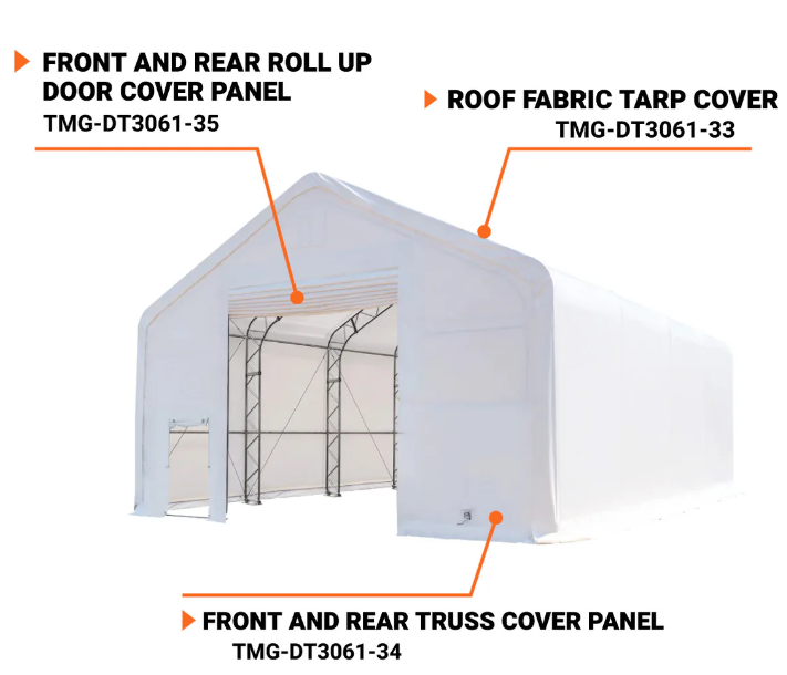 TMG-DT3061-33 Roof top cover, 32oz PVC900 (upgraded) — TMG-Parts