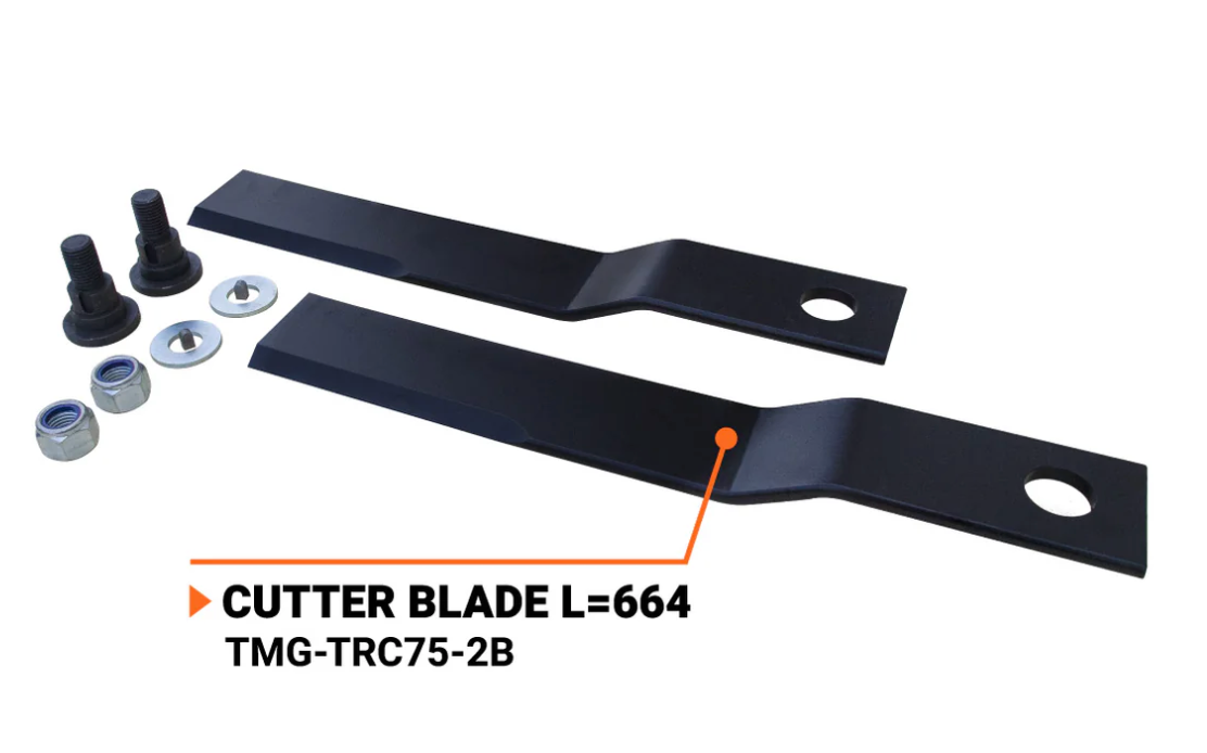 TMG-TRC75-2B Cutting blades (Pack of 2) — TMG-Parts-US